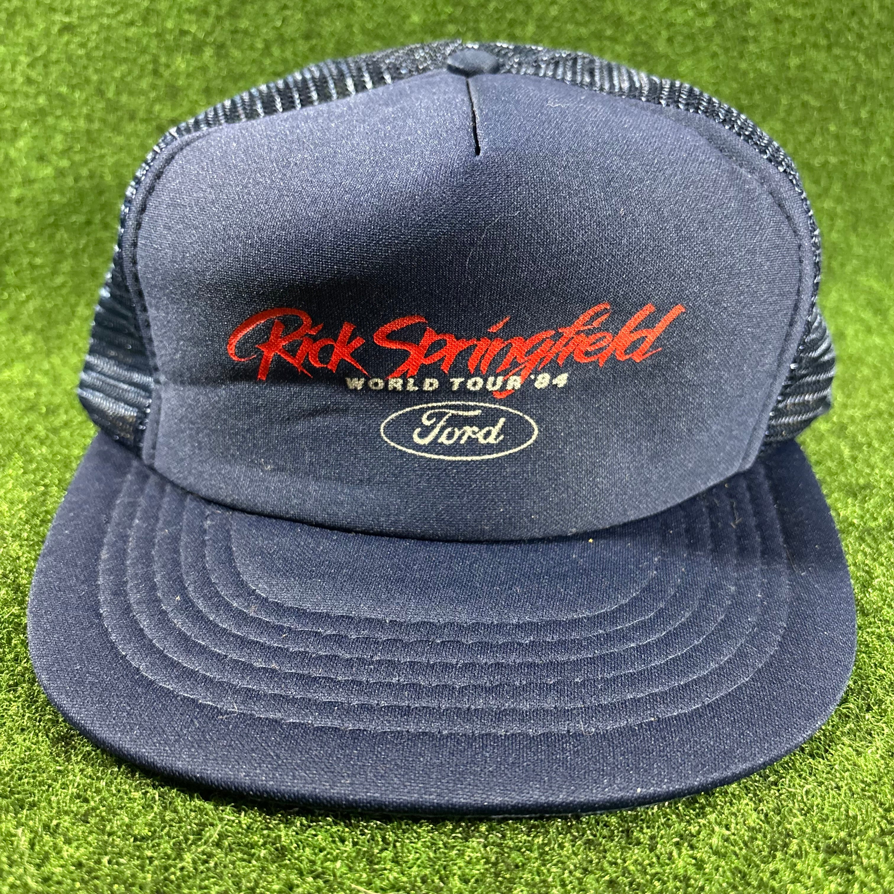 Vintage 1994 Rick Springfield Ford Racer Trucker Snapback Hat – Swing ...